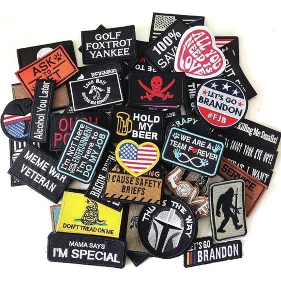 TXSN | Art | 2pcs Random Tactical Morale Embroidery Loop And Hook ...